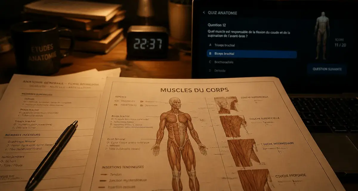 Muscles du corps humain : types, fonctions et PDF pratique